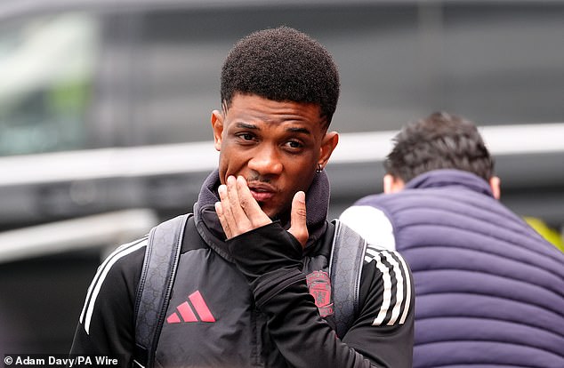 Ruben Amorim and dejected Man United stars trudge out of Bilbao hotel ...