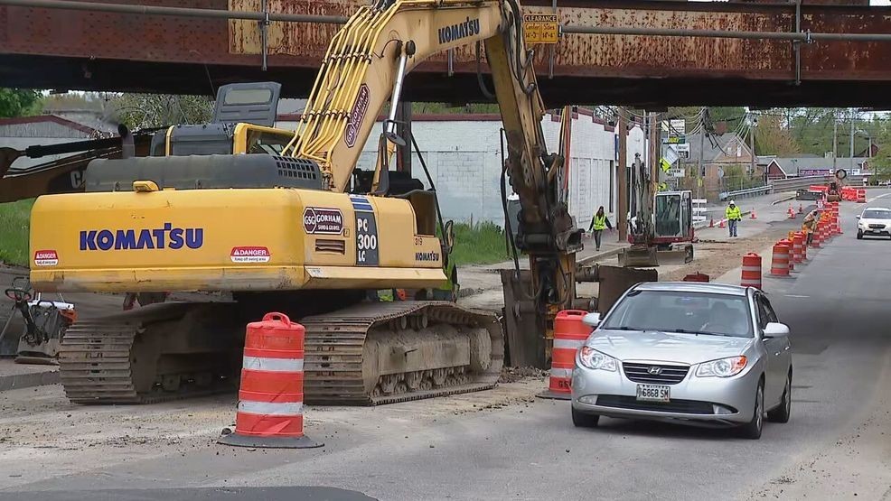 Construction projects create traffic bottlenecks in downtown Biddeford