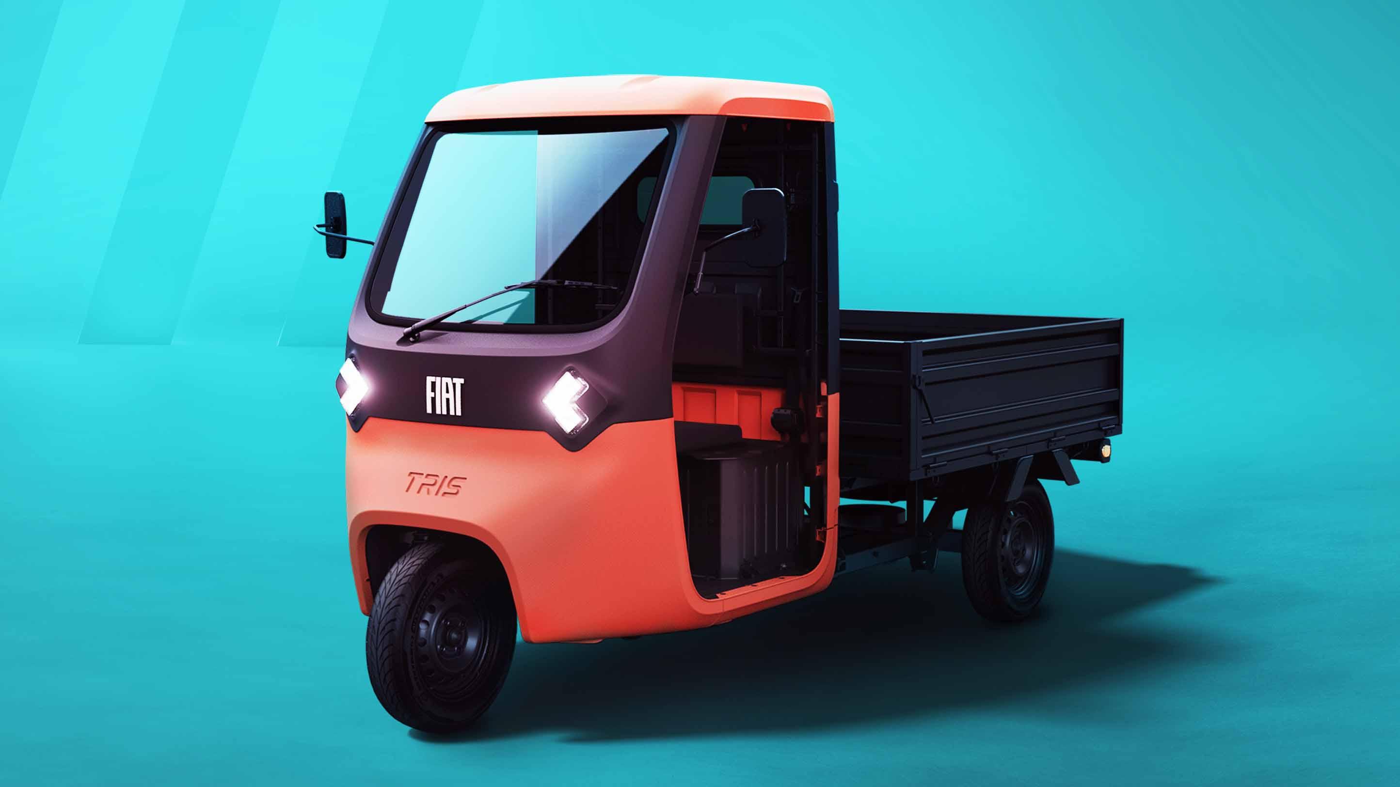 Fiat’s tiny three-wheeled truck is the cutest thing you’ll see this week