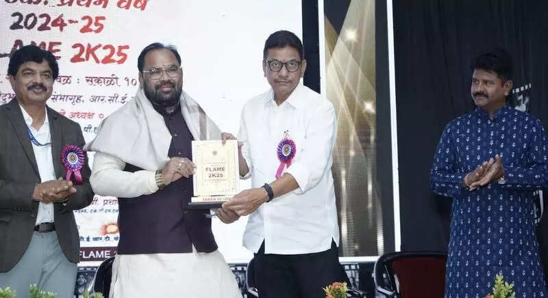 Rajiv Gandhi College’s ‘Flame 2K25’ tech-cultural fest inaugurated with ...