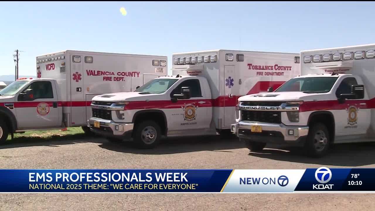 Recognizing EMS professionals in Torrance County