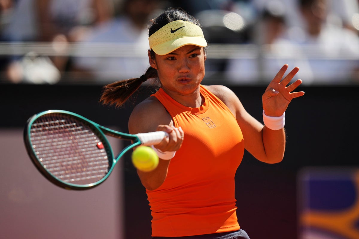 What is Emma Raducanu playing at French Open 2025 today?