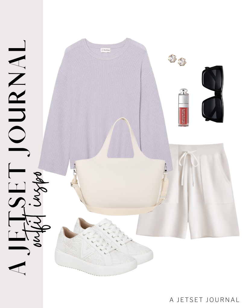 Cozy New Outfits With Colorful Tops and Neutral Shorts That You'll Love ...