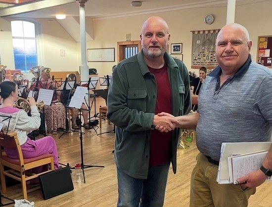 New president for Garforth Brass.
