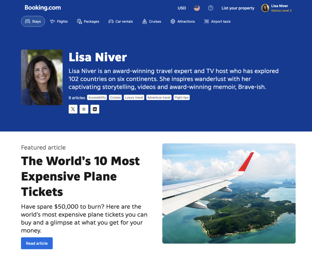 Booking.com: The World’s 10 Most Expensive Plane Tickets