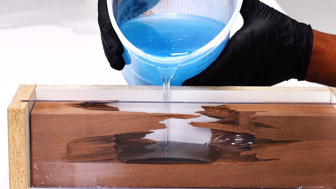 create your own led resin lamp