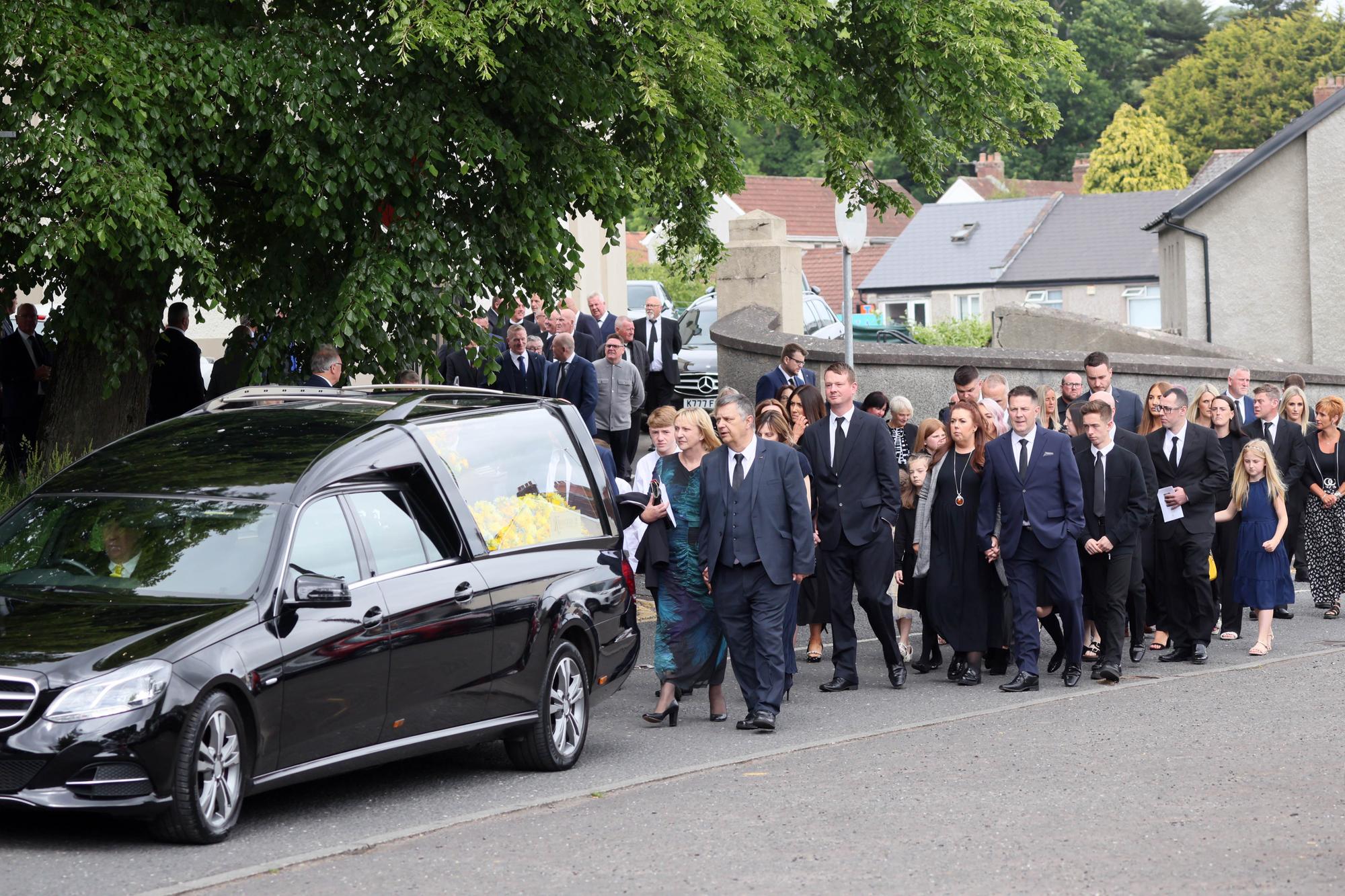 Andy Tyrie: Funeral of Troubles-era UDA leader turned advocate for ...