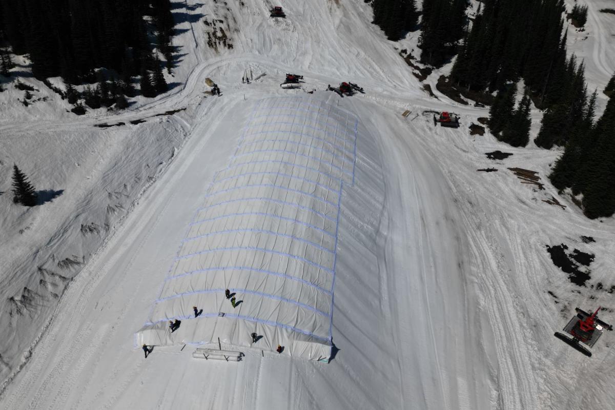Canada's Second Largest Ski Resort Using New Technique to Preserve Snowpack