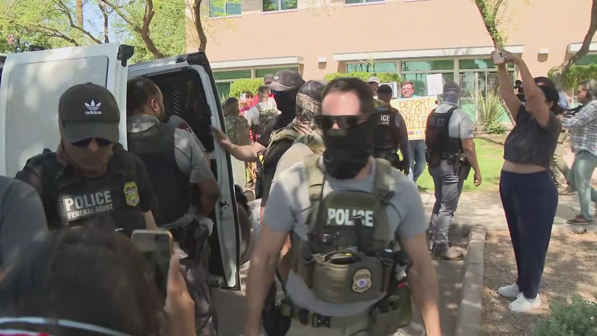 Protests against ICE expected to continue outside of Phoenix courthouse