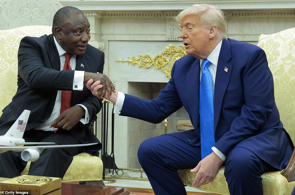 Body language reveals Trump's strategic approach to SA President