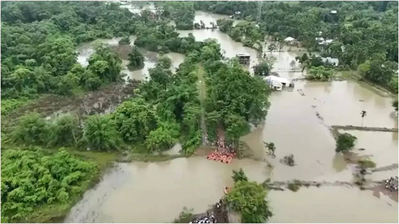 Thousands At Risk Of Flood Near Assam Border With Bangladesh, BSF Camp ...