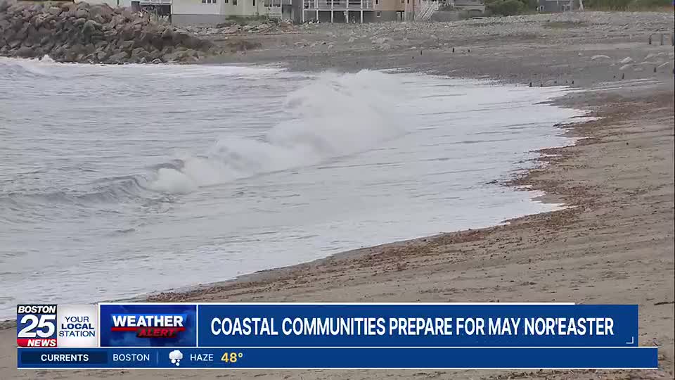 Towns along Mass. coast bracing for flooding, wind damage from rare ...
