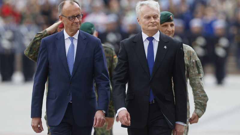 Lituania: il cancelliere Merz inaugura la brigata tedesca per ...