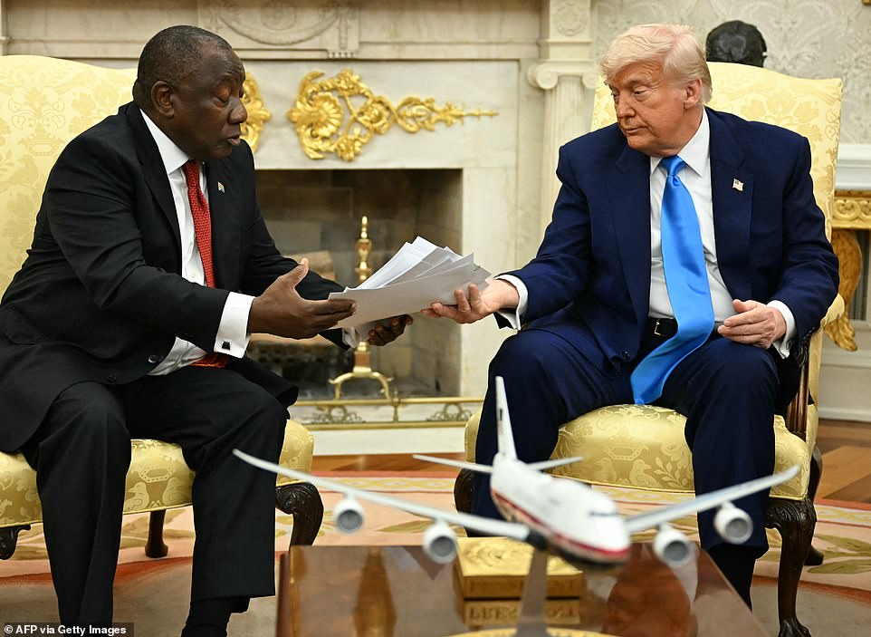 Body language reveals Trump's strategic approach to SA President