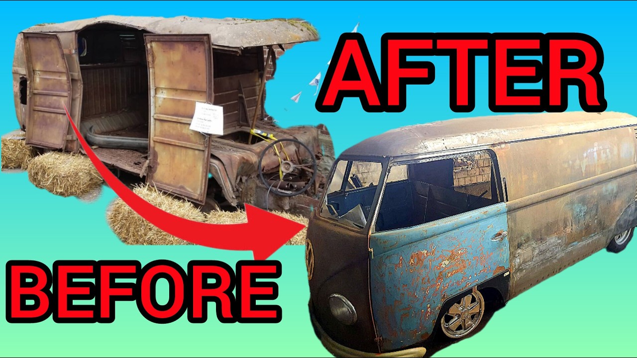Abandoned 1952 VW T1 Barndoor Restoration - Full Bodywork