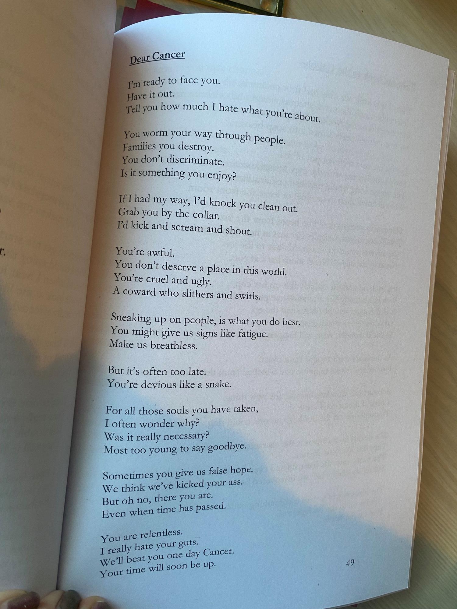 Heartfelt poem dedicated to 'mum in a million' and the spirit of Race ...