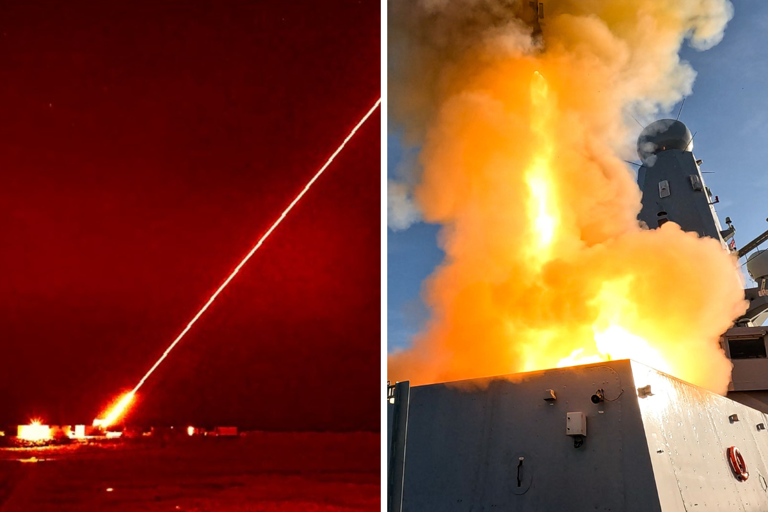 Royal Navy: Deadly DragonFire laser weapon project for Type 45 ...