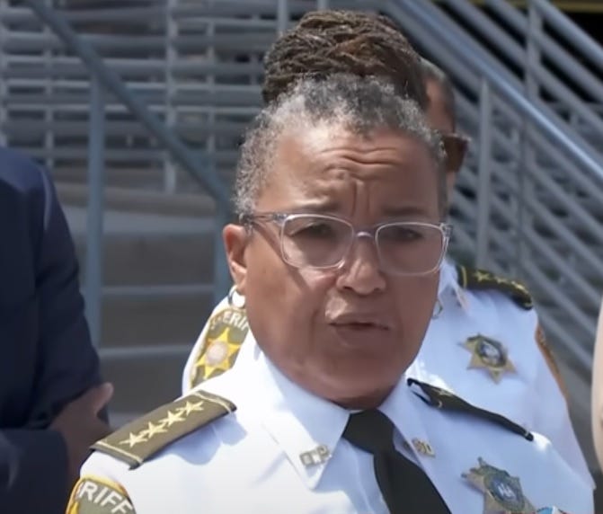 Is Sheriff Susan Hutson out of the race?