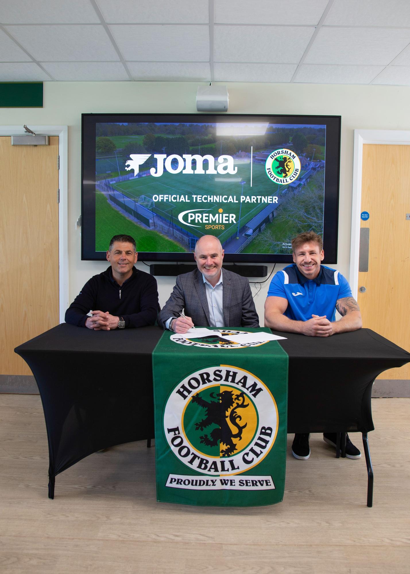 Joma Sport announces partnership with Horsham Football Club as official ...