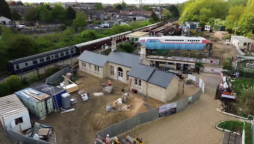 Woodstone Wharf Station progress