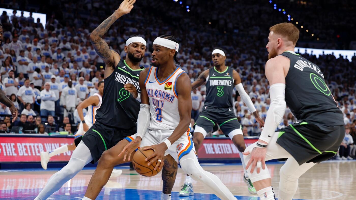 Free NBA picks, player props, Game 2 odds, NBA playoffs SGP: Thunder vs ...