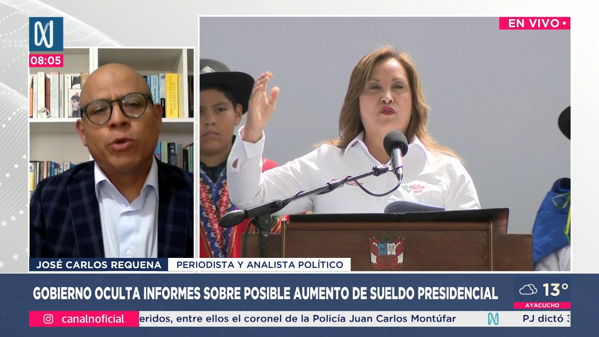 José Requena: Sueldo presidencial no es confidencial