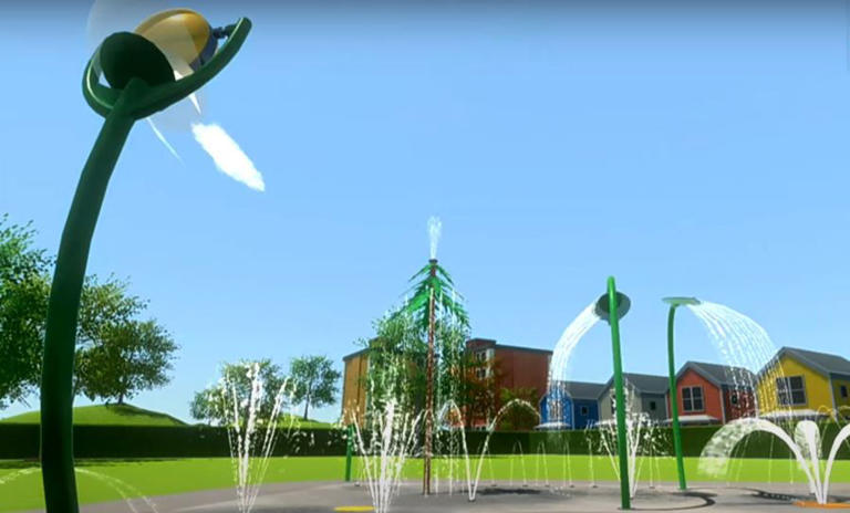 Kirby Park splash pad construction underway