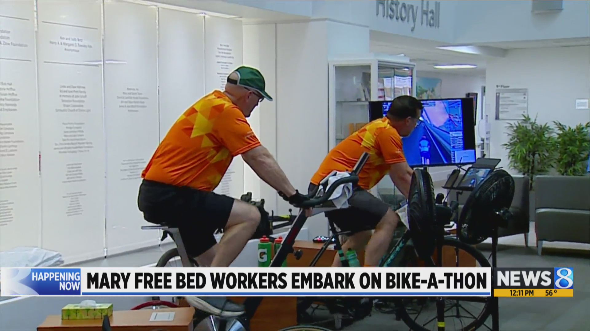 Mary Free Bed staff embark on 12+ hour bike-a-thon