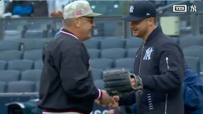 Yankees Surprise Clarke Schmidt With Special Guest for Ceremonial First ...