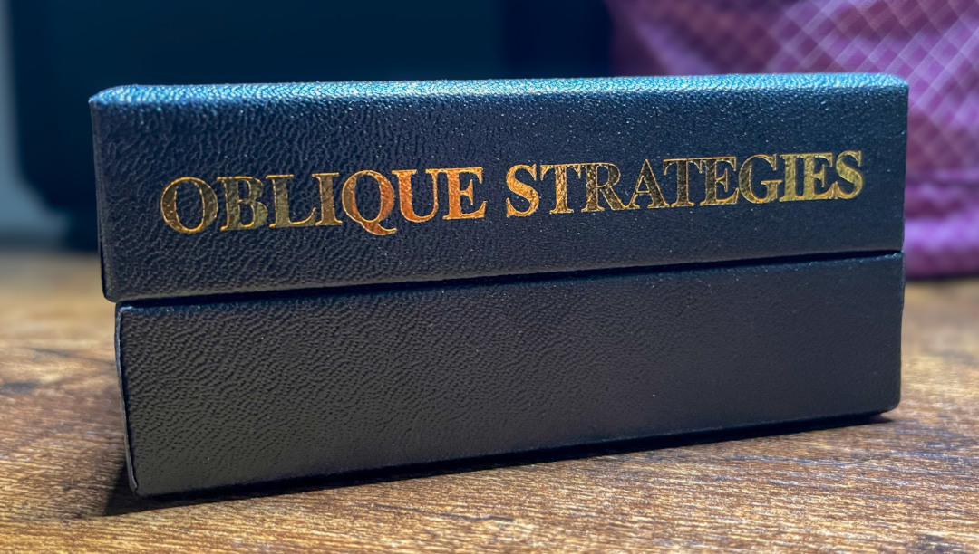 This deck of cards helps me with writer's block