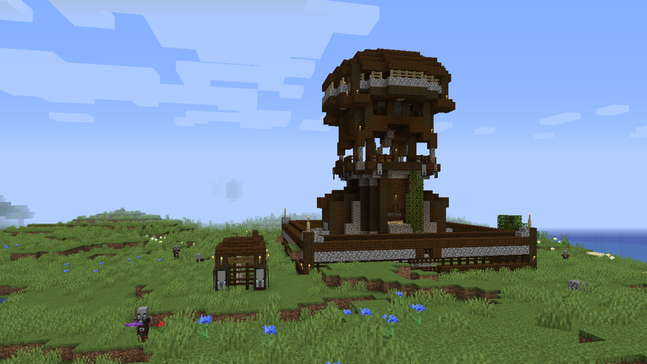 How to start a Pillager raid in Minecraft