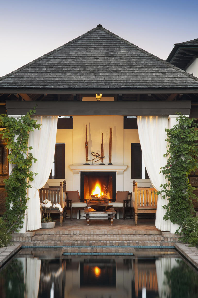 No, drapes aren't just for indoors – here's why adding curtains to your ...