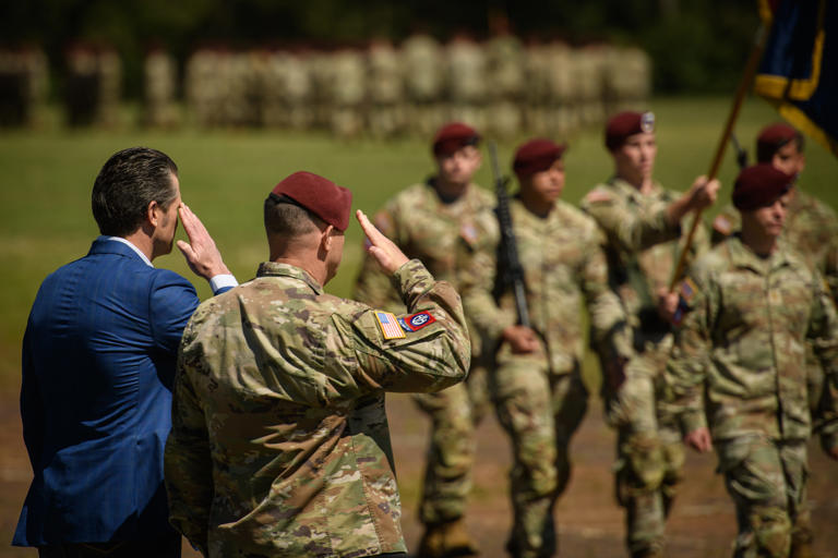 Defense Secretary Hegseth touts surprise pay increases at 82nd Airborne ...