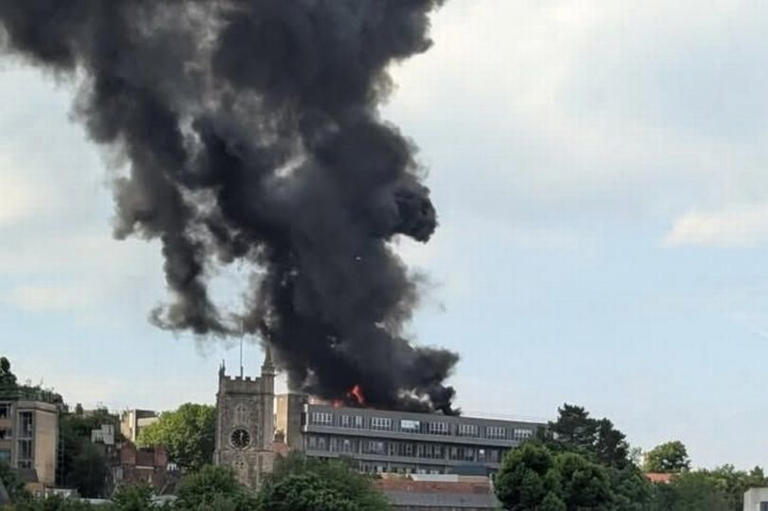 Solar panel fire forces St Michael's Hospital evacuation