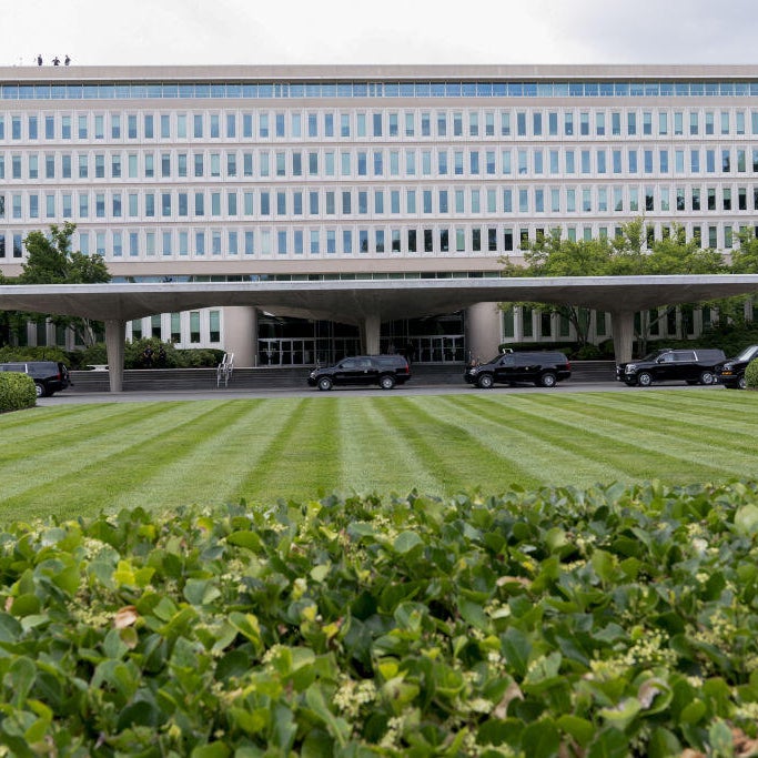 Woman shot after failing to stop at CIA headquarters gate, sources say