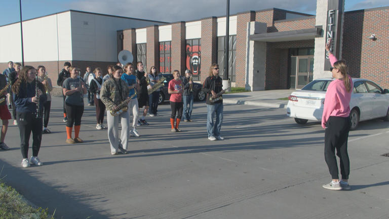A 30-member marching band from Northeast Nebraska is prepping for the ...