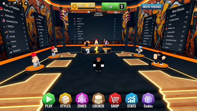 Basketball: Zero codes (December 2025)