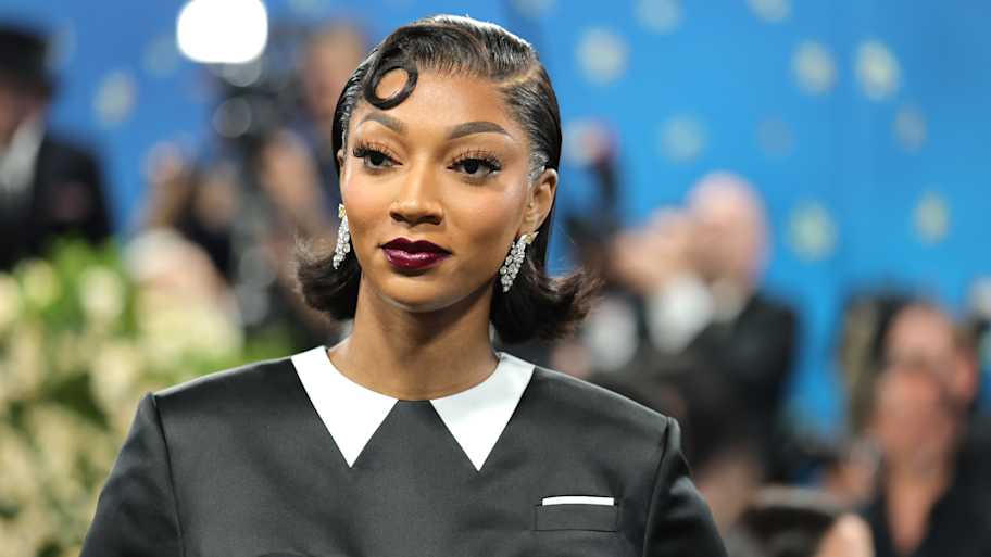 Angel Reese Takes Corpcore Chic to the Next Level in Matching Blazer and Shorts Combo