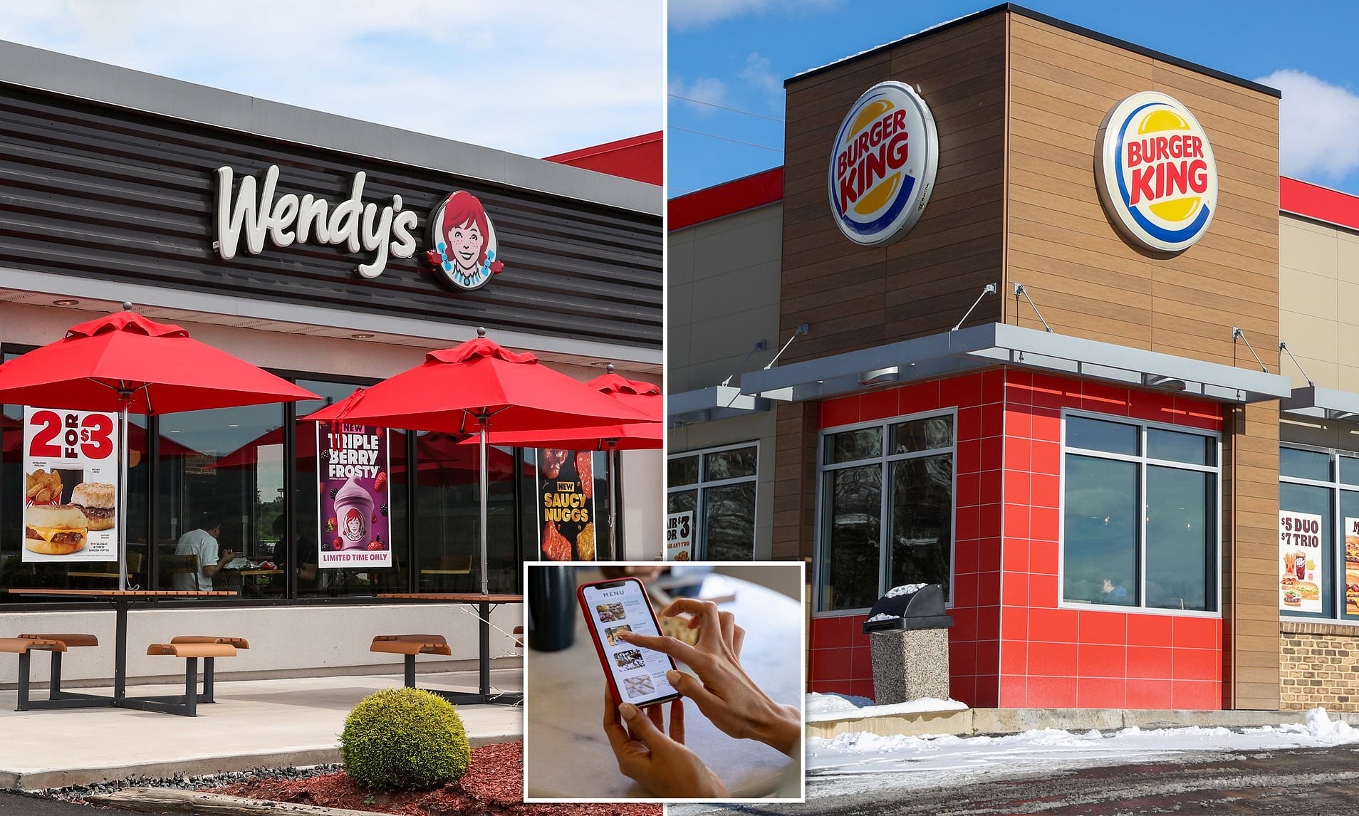 Fast food giants duke it out with 'deal war' on popular delivery service