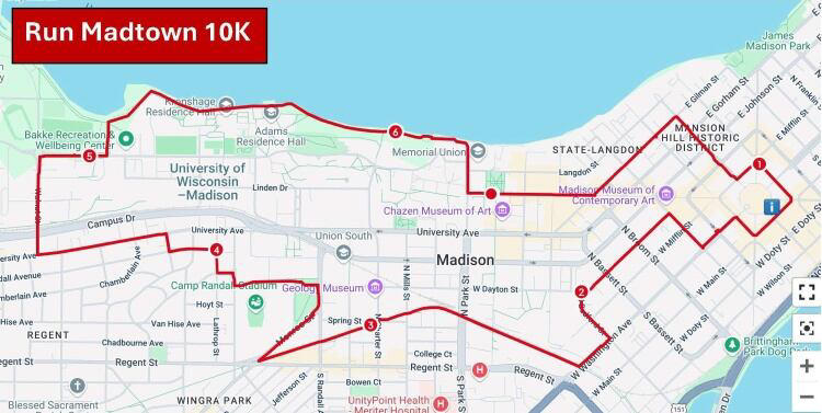 Road closures expected in downtown Madison area ahead of Run Madtown Races