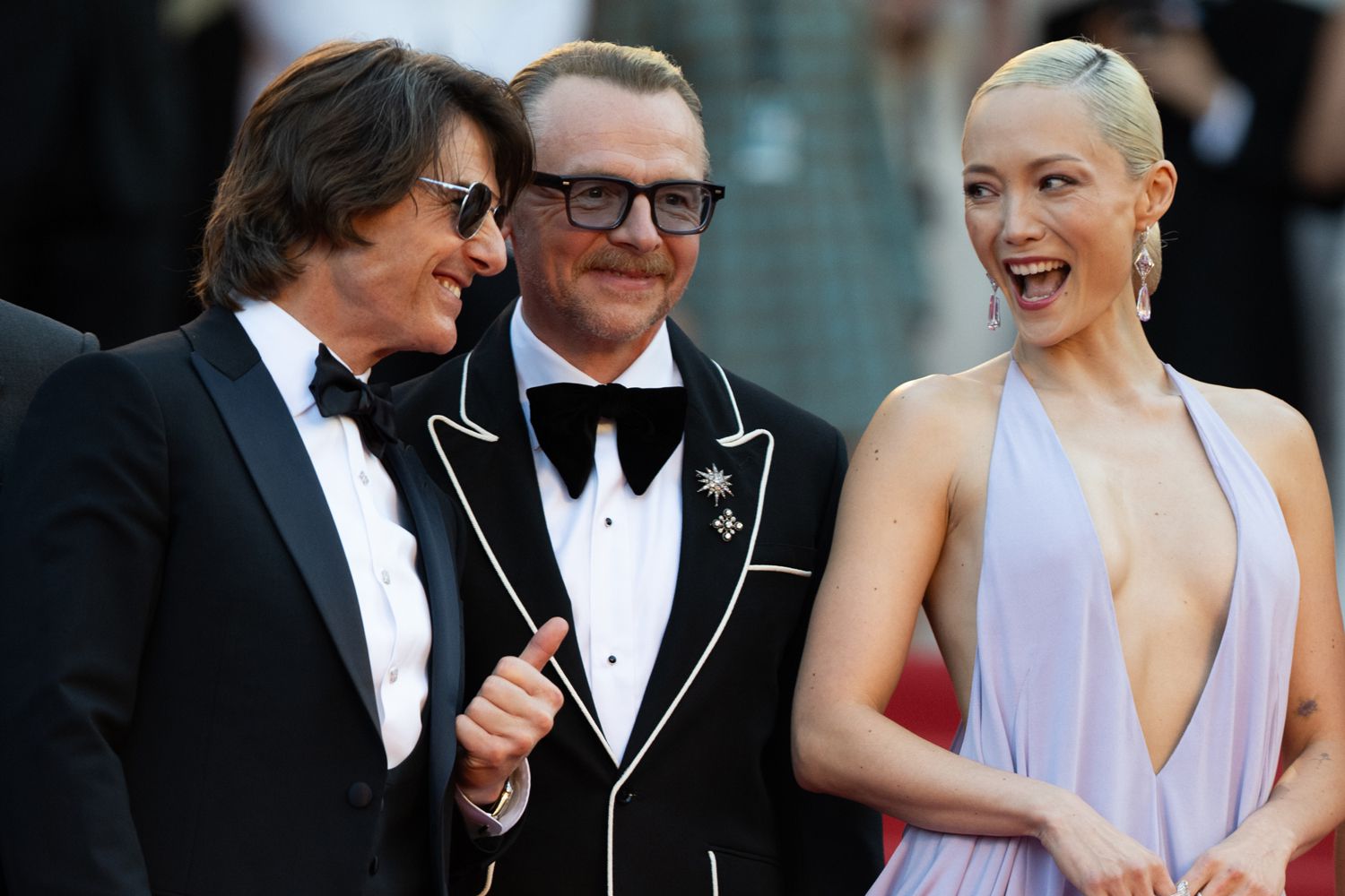 Simon Pegg and Pom Klementieff Share Their Experience Meeting Tom ...