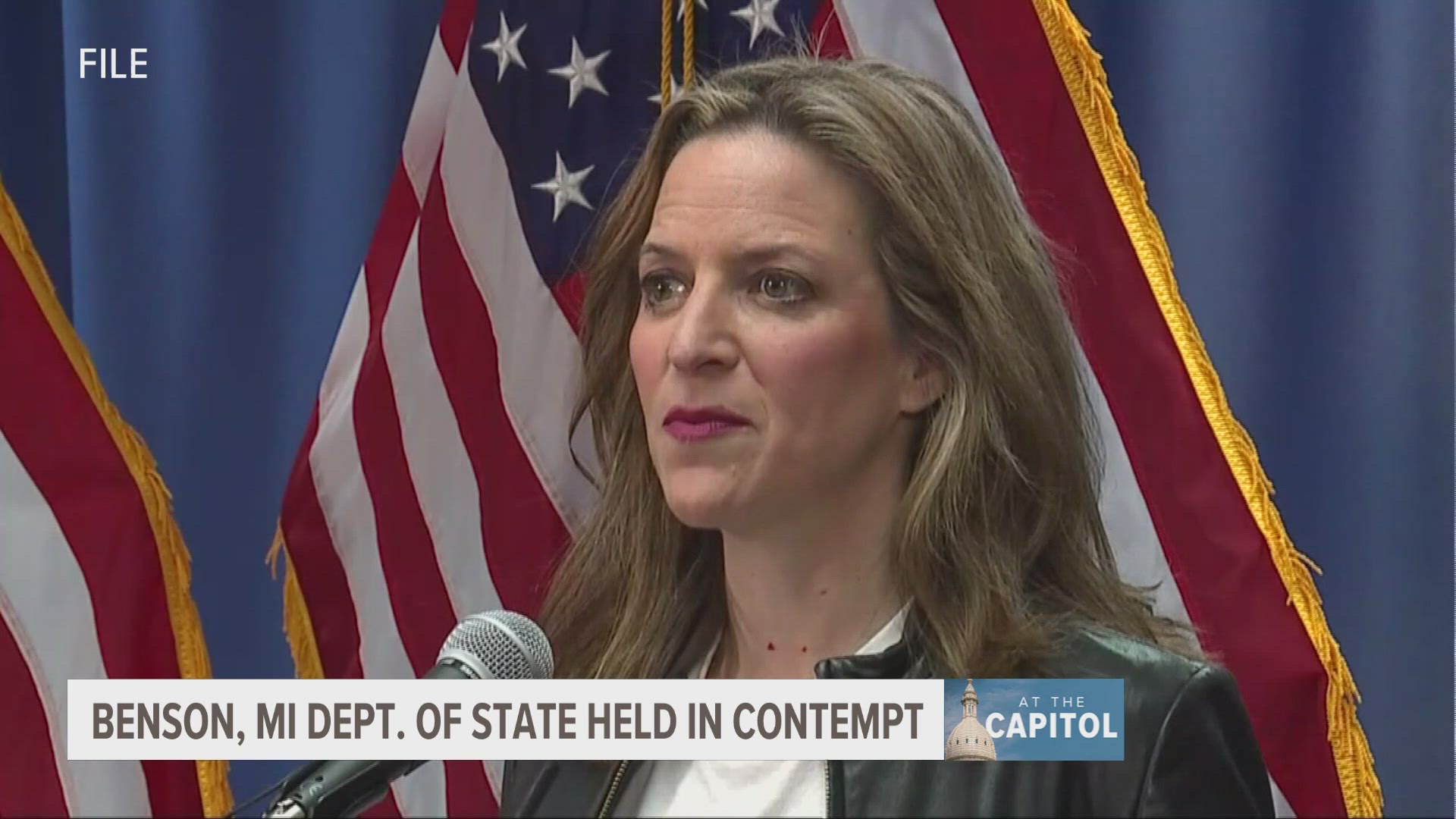 Benson, MI Dept. of State held in contempt