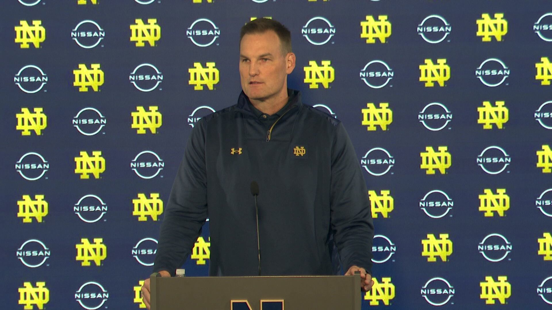 Pat Garrity officially introduced as new general manager of Notre Dame ...