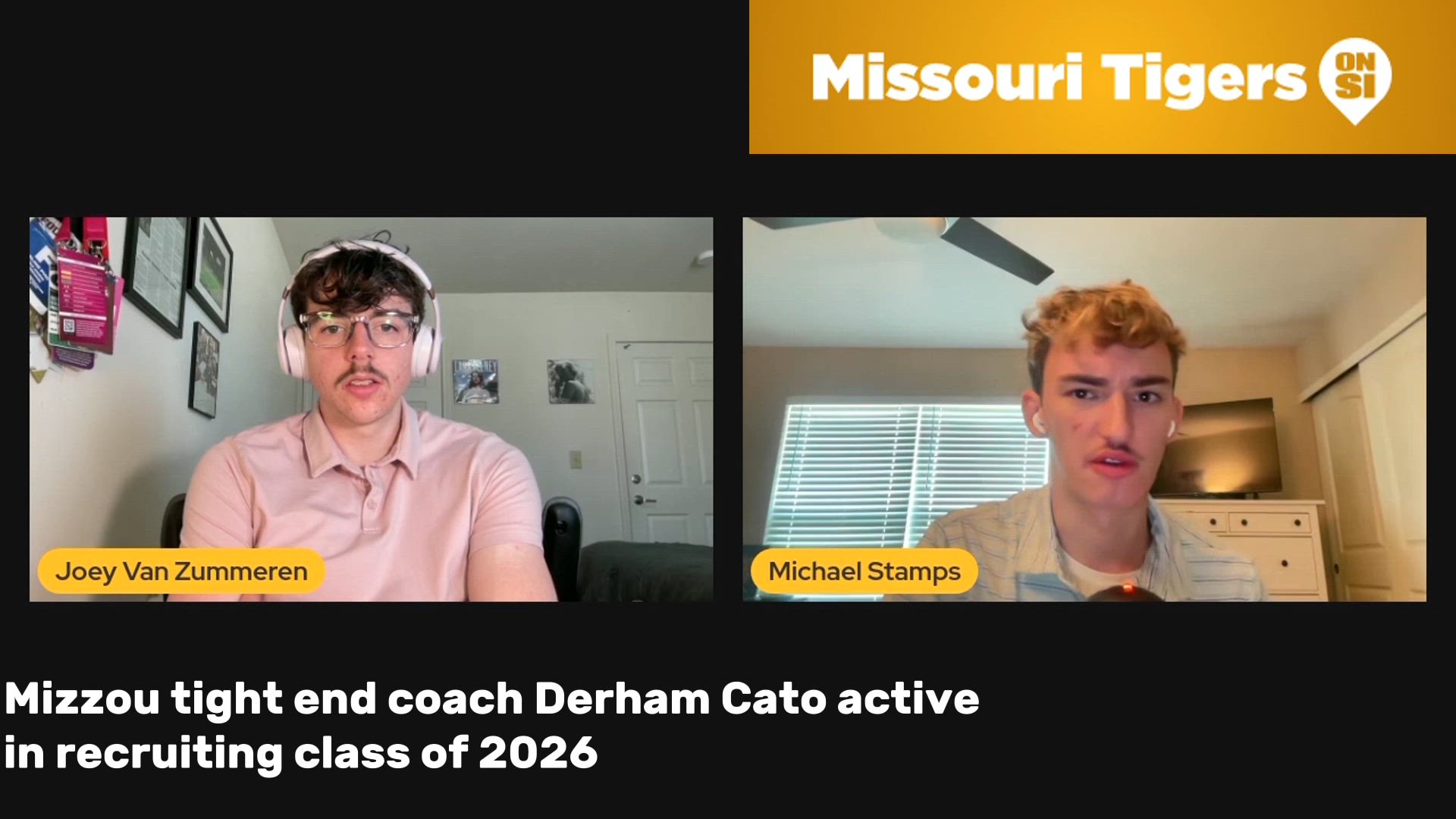 Mizzou tight end coach Derham Cato active in recruiting 2026 class