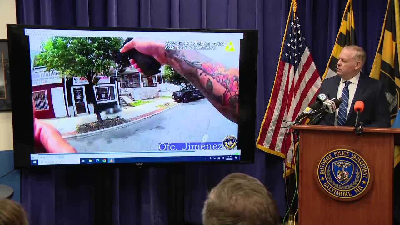 Bodycam video released from fatal police shooting on York Road