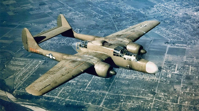 The P-61 Black Widow was America’s first warplane built to hunt in the dark