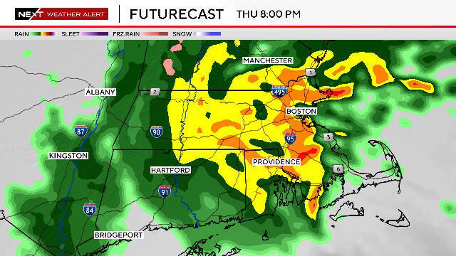 Boston weather maps, radar show when nor'easter will be at its worst ...