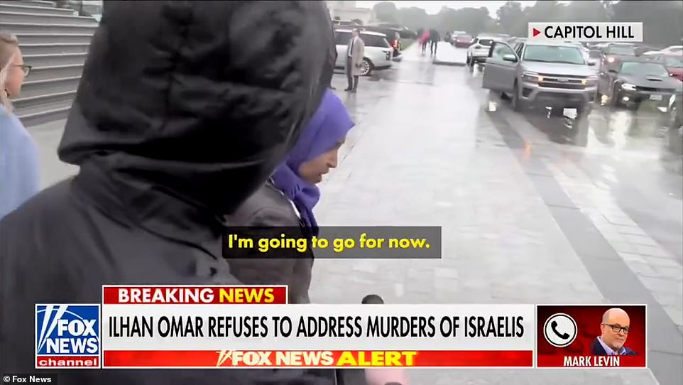 Ilhan Omar refuses to answer questions on shooting of Israeli Embassy staff