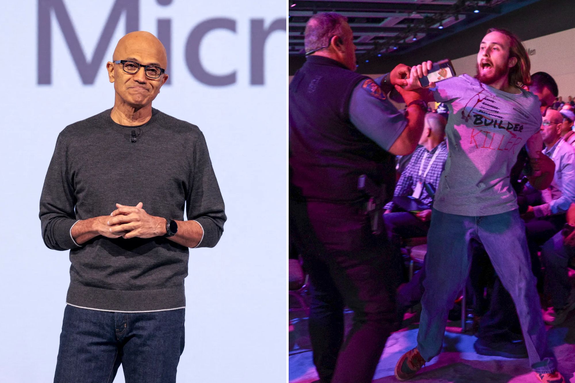 Microsoft fires employee who interrupted CEO’s speech to protest AI ...