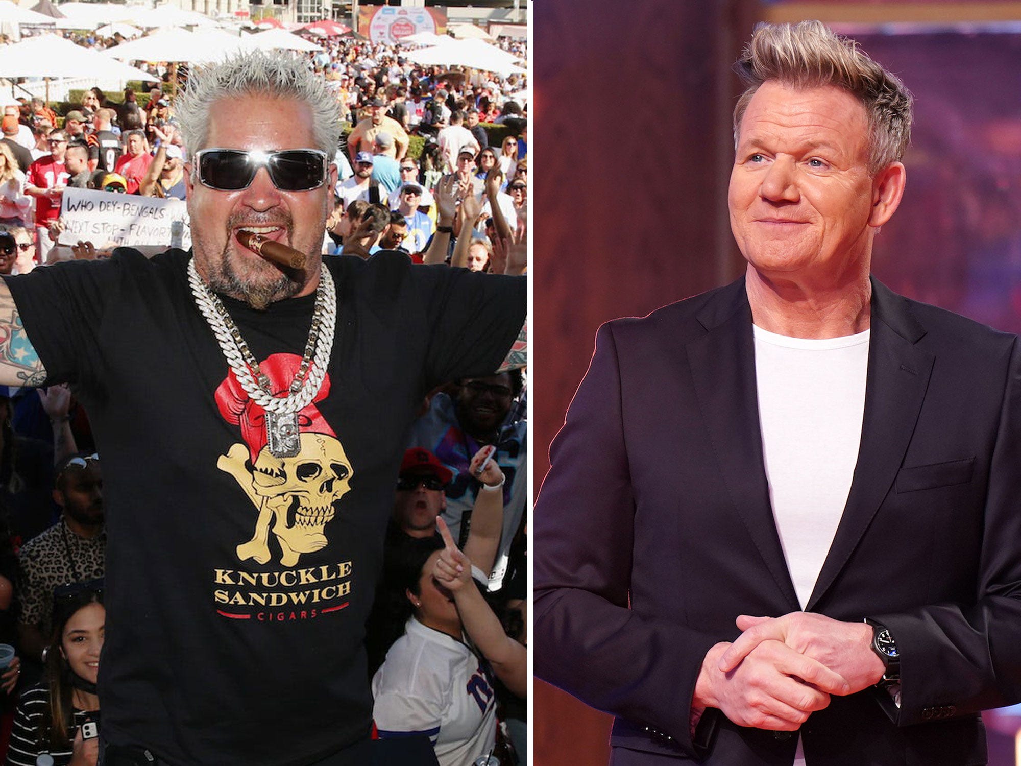 I tried Guy Fieri's and Gordon Ramsay's quick burger recipes, and the ...